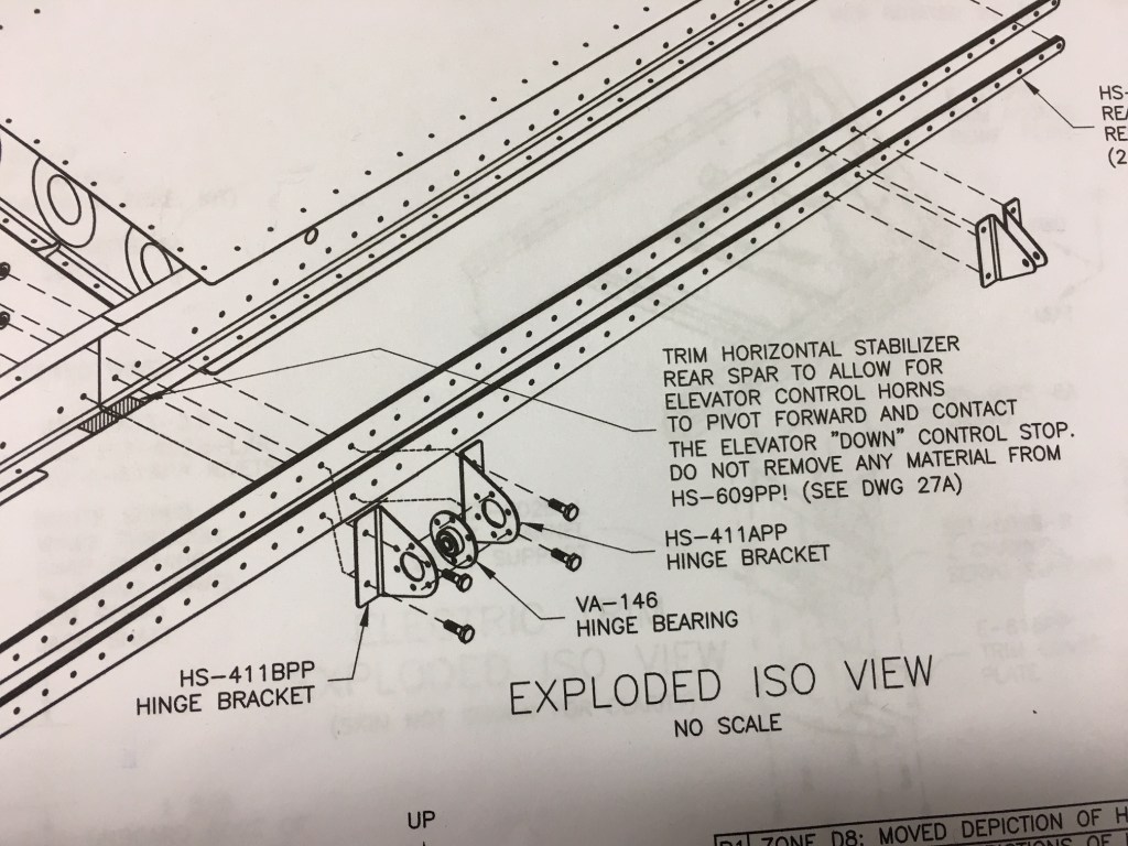 Trimming the Horizontal Stabilizer Rear Spar – Ted's RV-7 Build