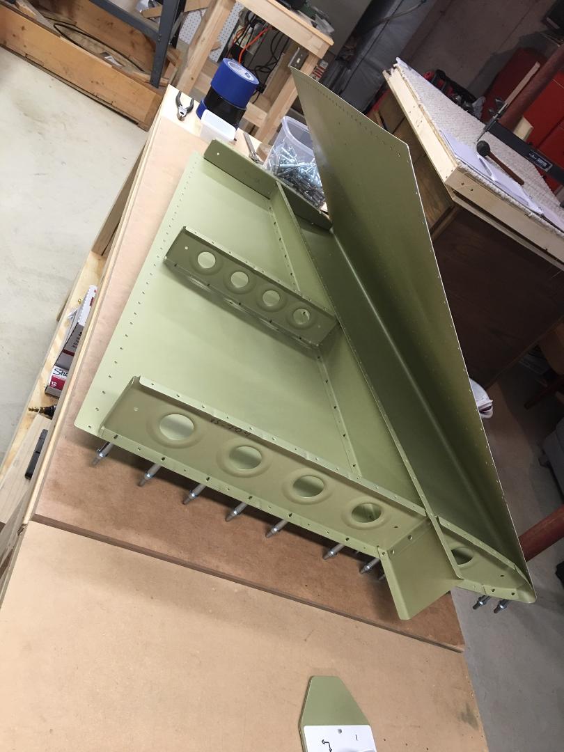 Vertical Stabilizer Completed – Ted's RV-7 Build