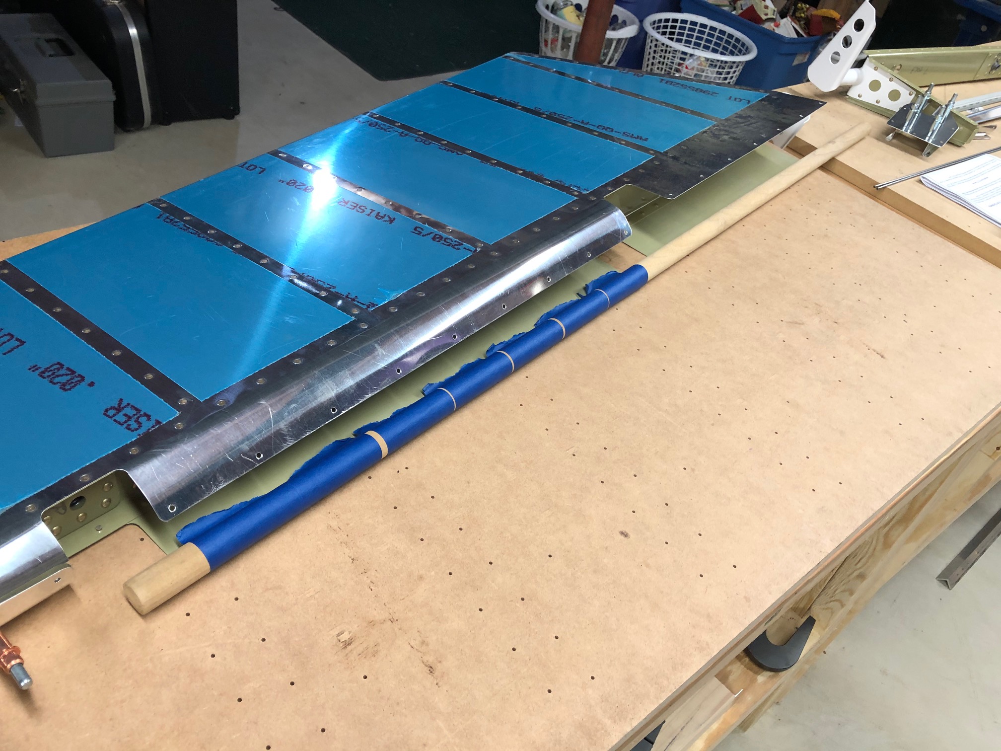 Right Elevator – Leading Edge – Ted's RV-7 Build