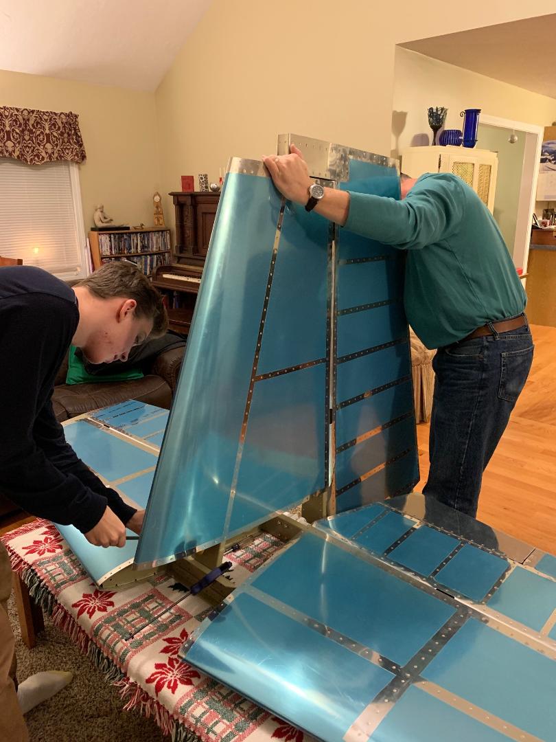 Tail Construction Complete – Ted's RV-7 Build