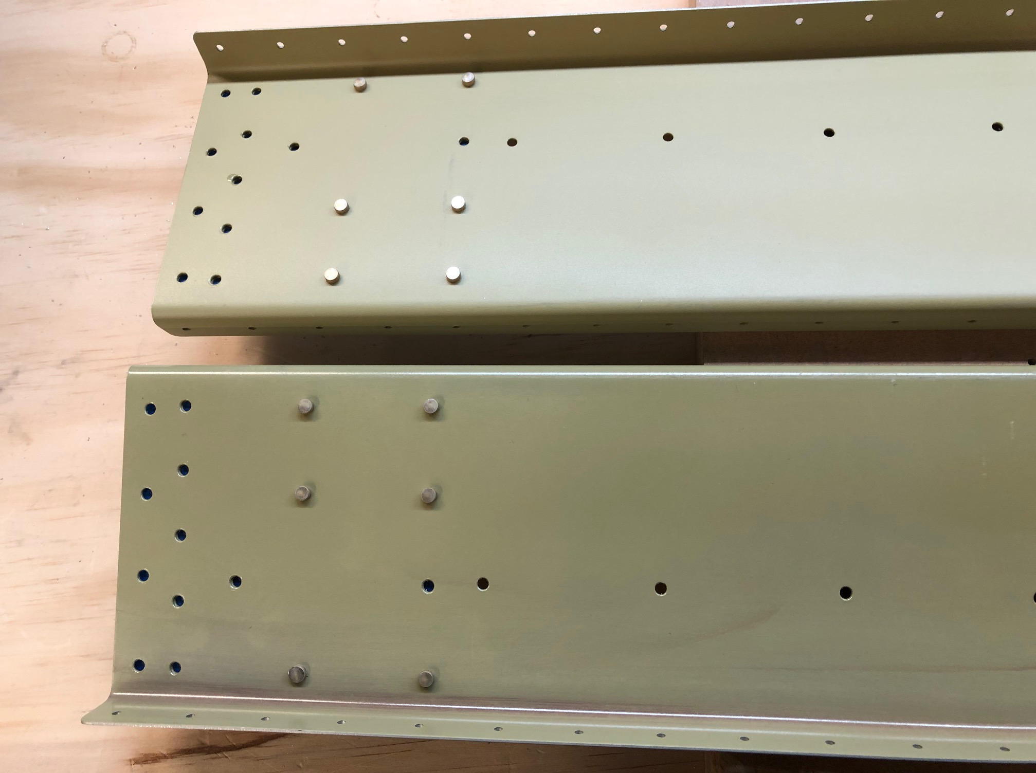 Riveting the Wing Rear Spars – 2 – Ted's RV-7 Build