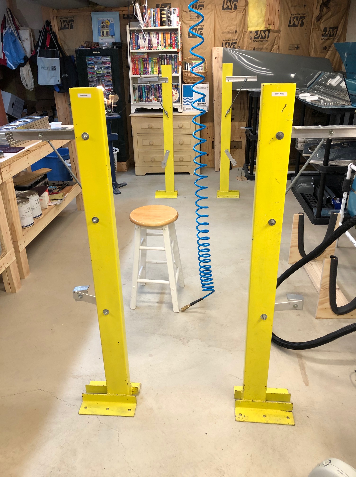 Setting up the Wing Stands – Ted's RV-7 Build